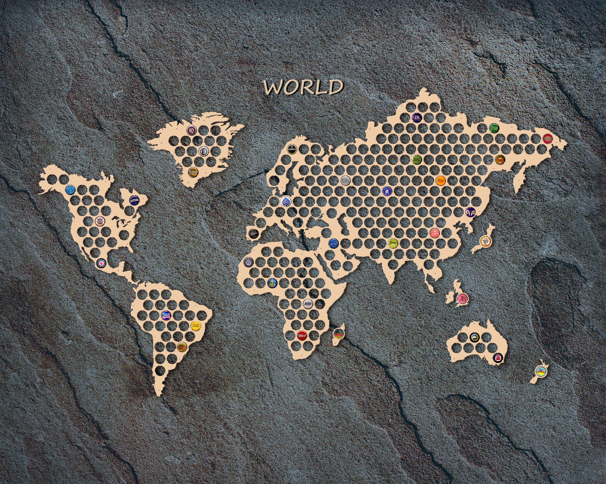 Beers Of The World Map